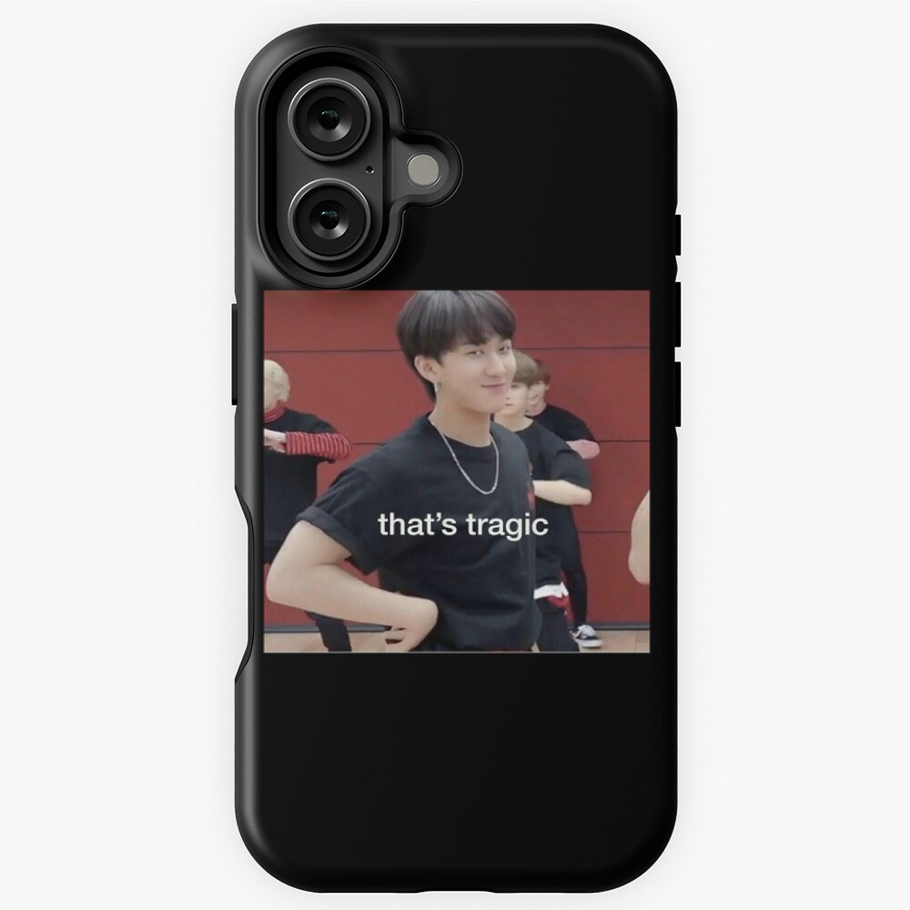 "Changbin Stray Kids that's tragic sticker " Sticker for Sale by ...