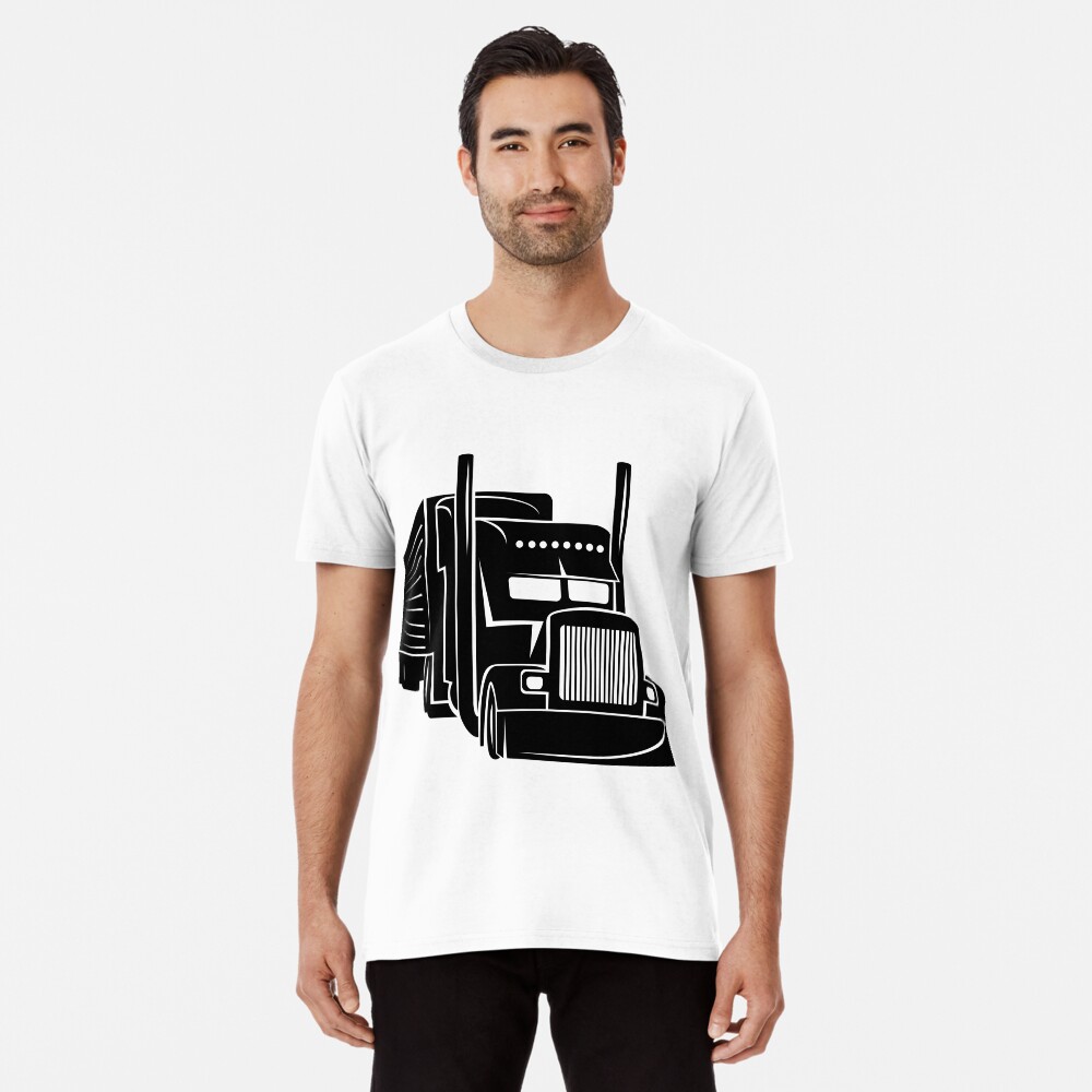 "Peterbilt 18 wheeler" Sticker for Sale by Canada arts | Redbubble