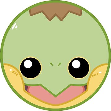 "Round Turtwig" Sticker for Sale by NeonStryker | Redbubble