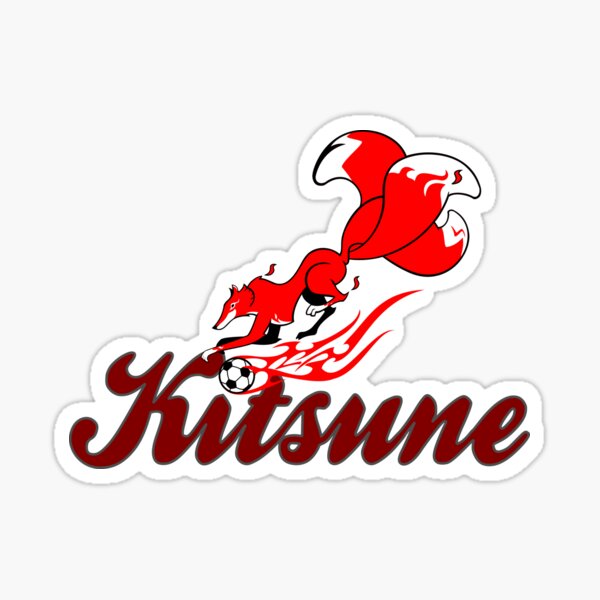 "kitsune" Sticker by moonmorph | Redbubble