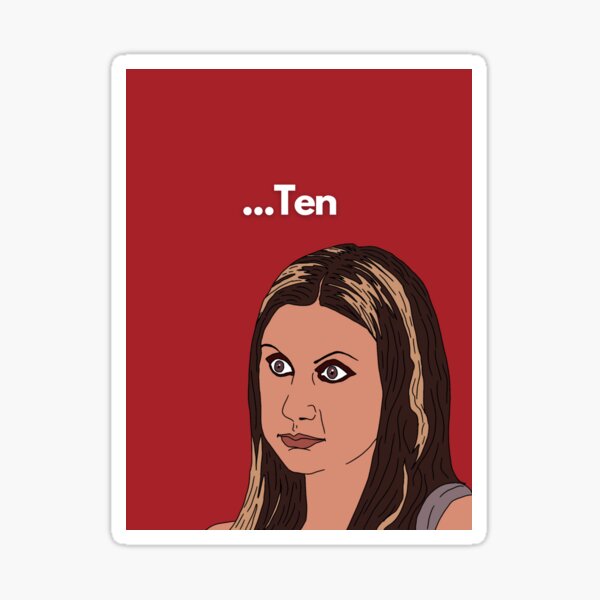 Ten" X Factor UK Rachel" Sticker for Sale by imadeitniceart | Redbubble