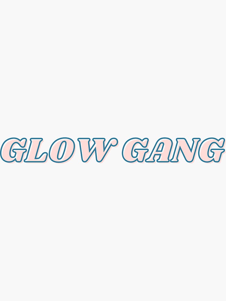 "Glow Gang" Sticker for Sale by FEMSDesign | Redbubble