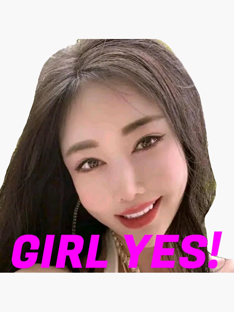 "Jiafei GIRL YES! Bottom Text" Sticker for Sale by Rody365 | Redbubble