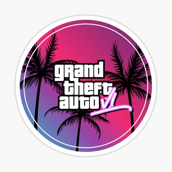 "GTA 6 Miami Vice" Sticker for Sale by RedDotzz | Redbubble