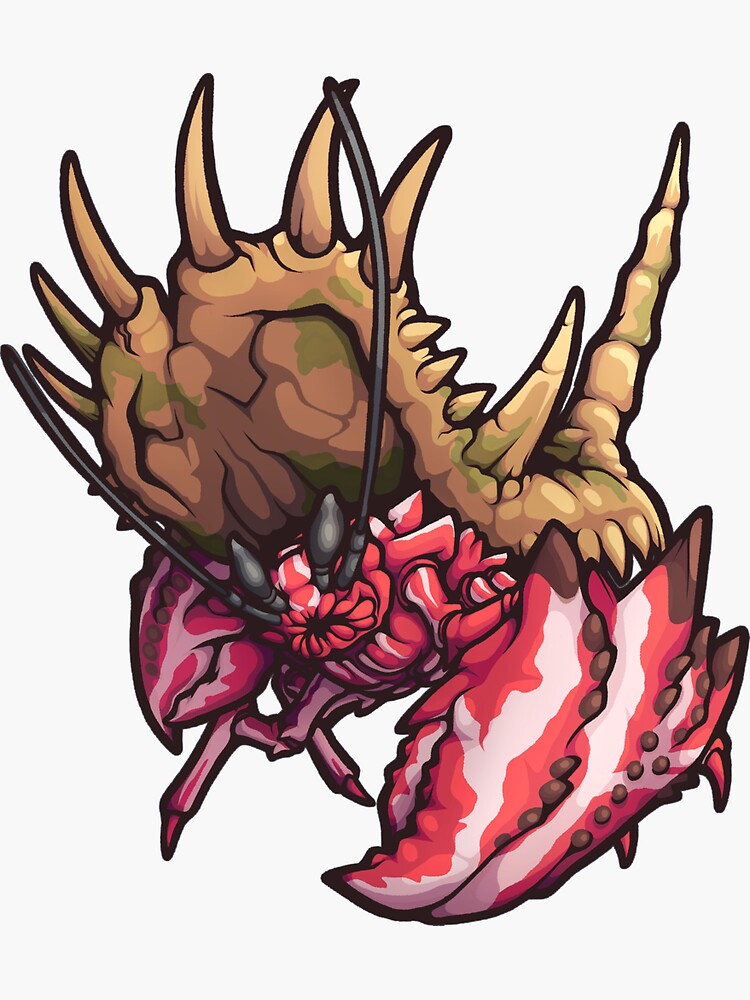 "Daimyo Hermitaur" Sticker for Sale by Venn-Art | Redbubble