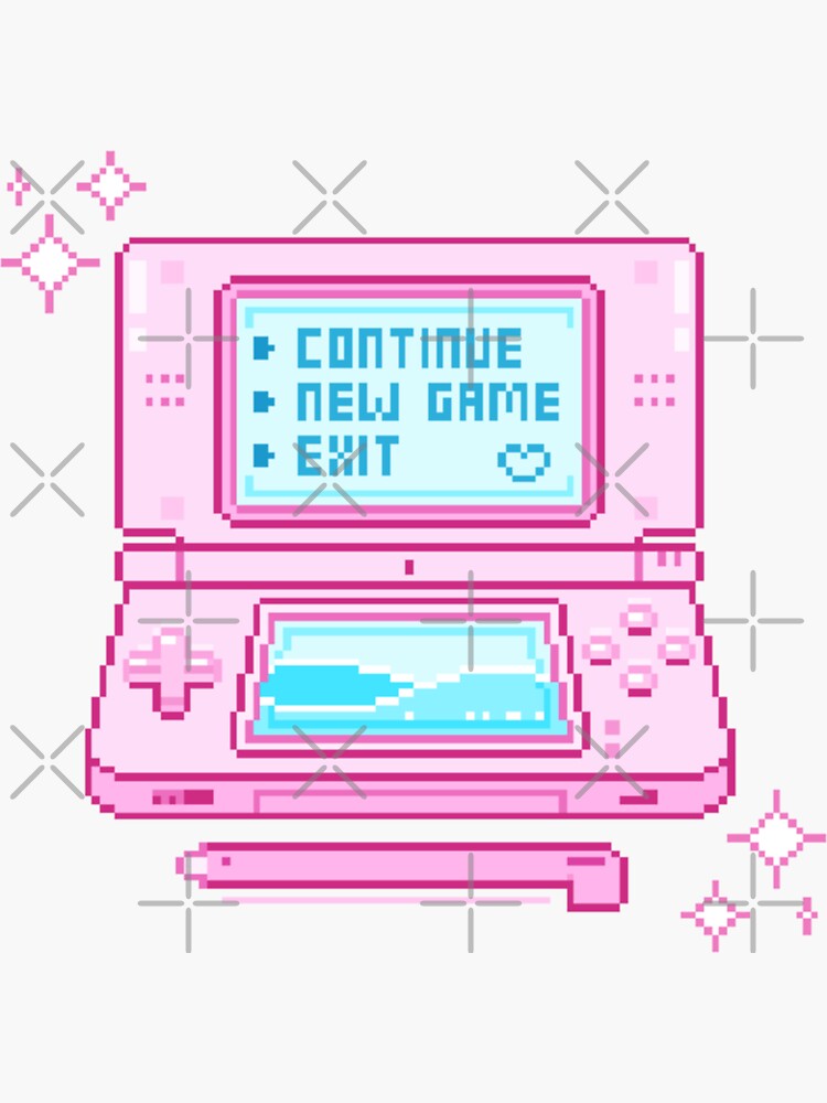 "pink gamer girl sticker " Sticker for Sale by therealannie | Redbubble