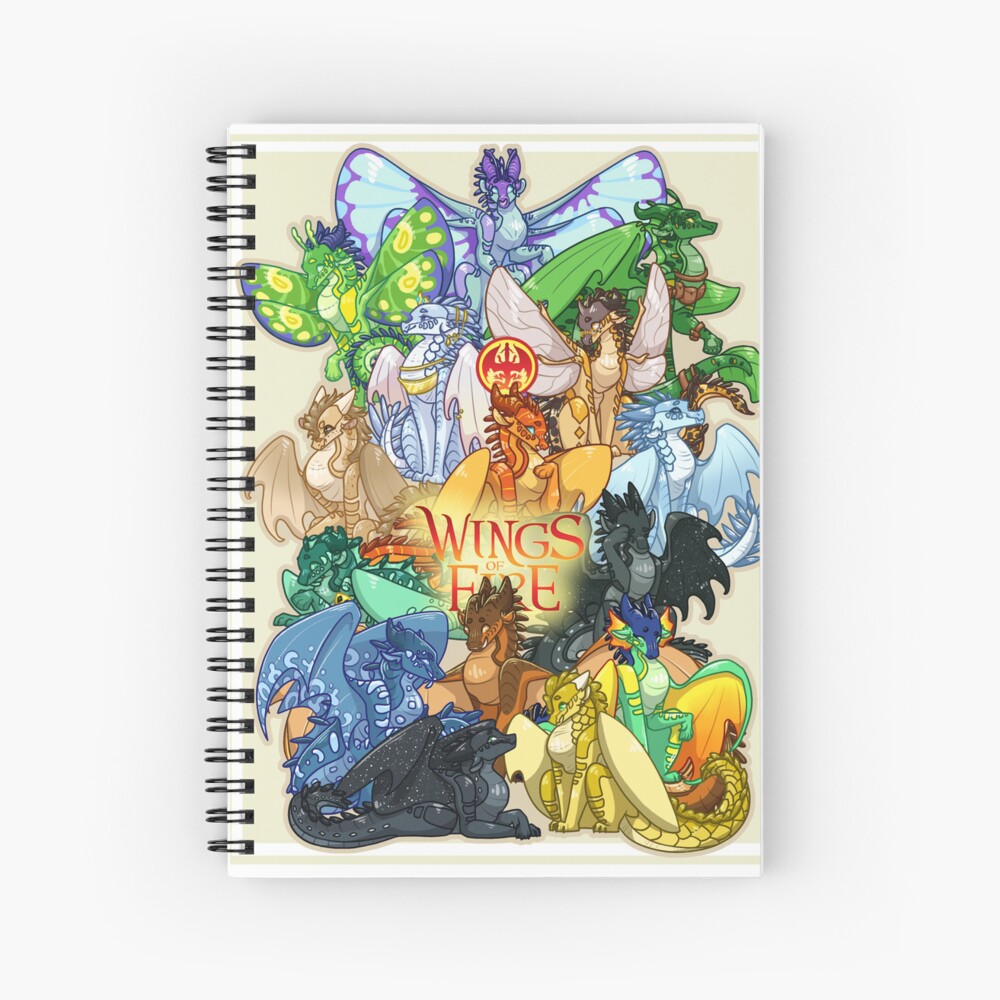"Wings of Fire" Spiral Notebook for Sale by BlessedBlossom | Redbubble