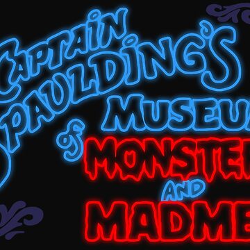 "Captain Spaulding's Museum of Monsters and Madmen" Sticker for Sale by ...