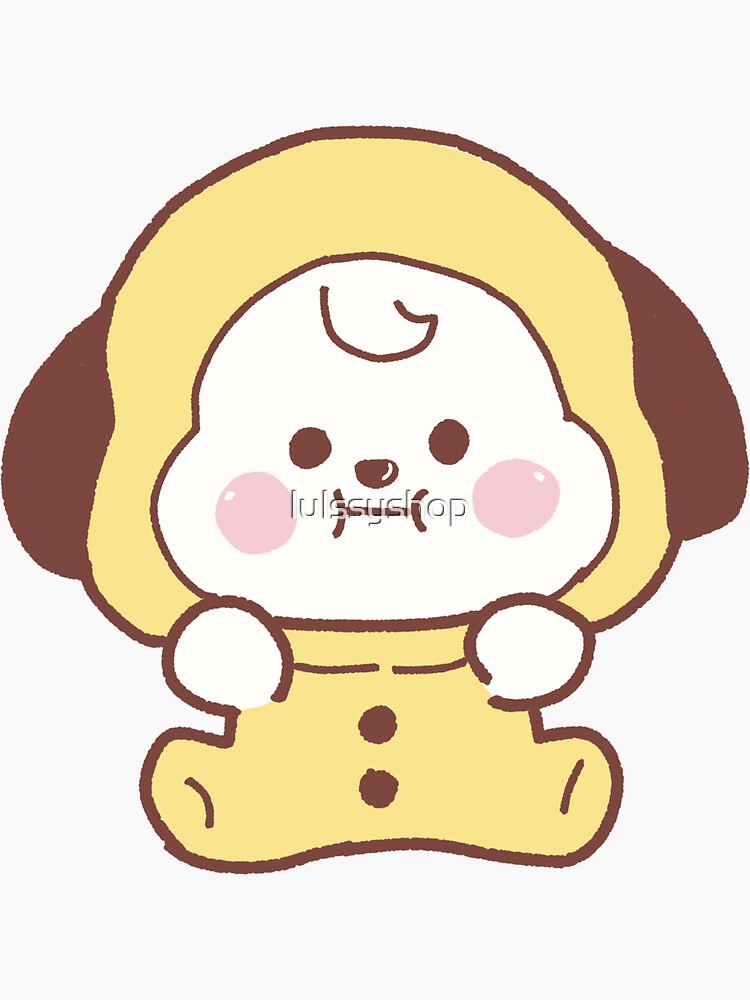 "BT21 Chimmy" Sticker for Sale by lulssyshop | Redbubble