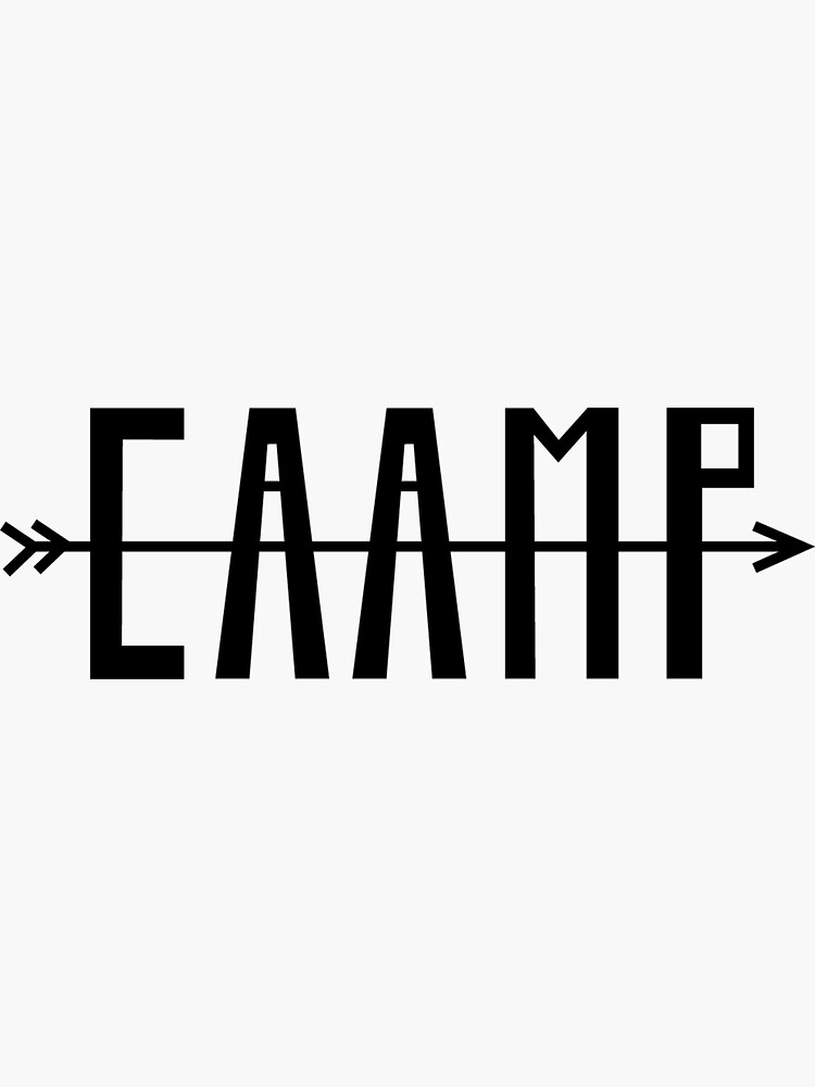 "caamp" Sticker for Sale by DominicRice | Redbubble