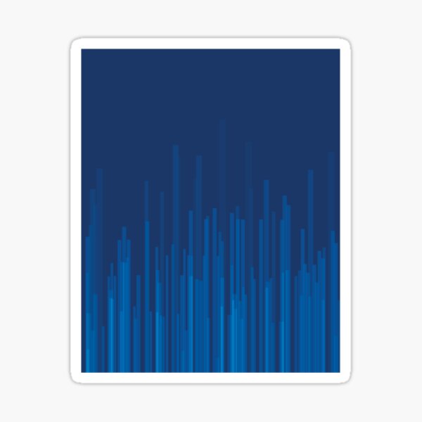 "Blue Vertical Stripes Vertical lines " Sticker for Sale by LoveMiles1 ...