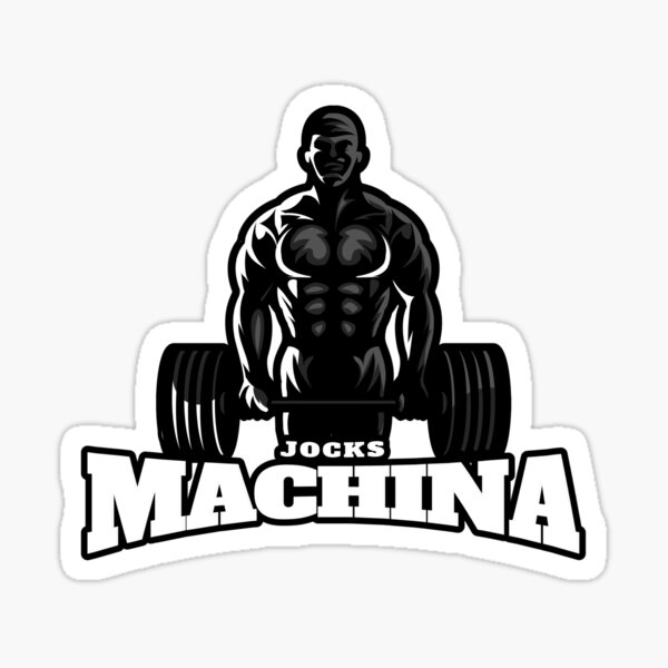 "Jocks Machina" Sticker for Sale by sthdesigns | Redbubble