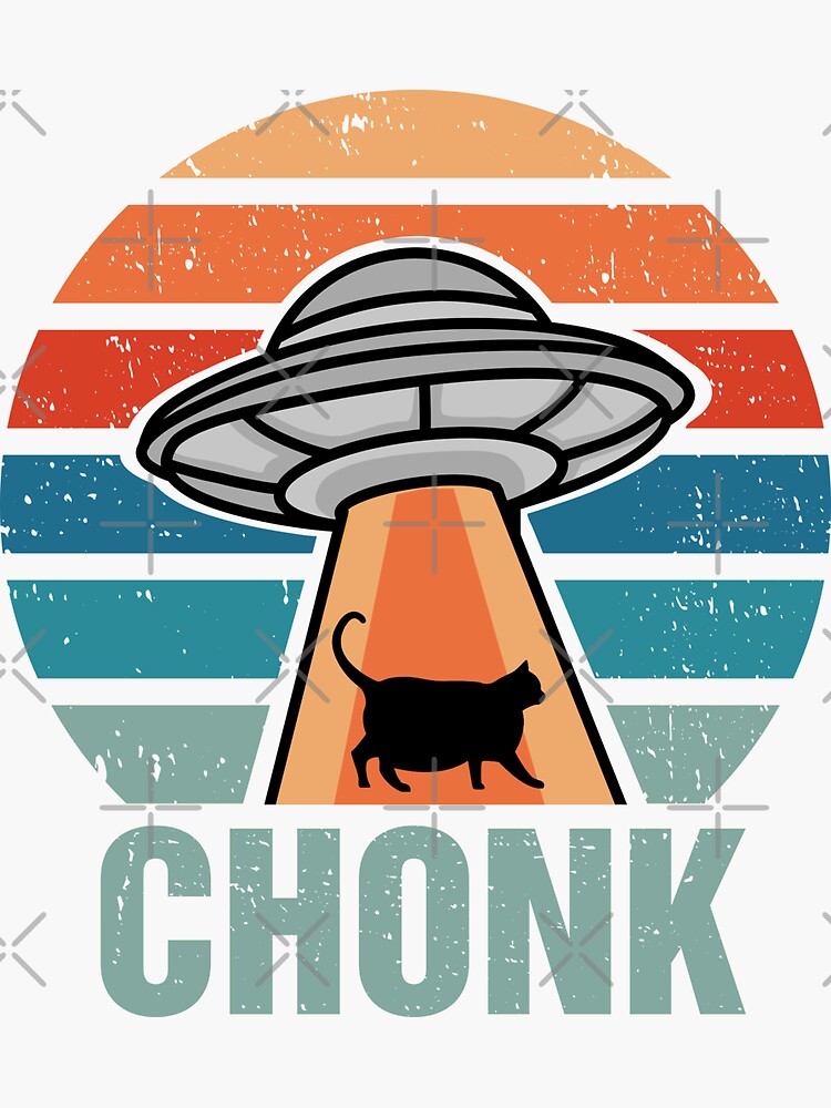 "Chonk Cat" Sticker for Sale by Anandia | Redbubble