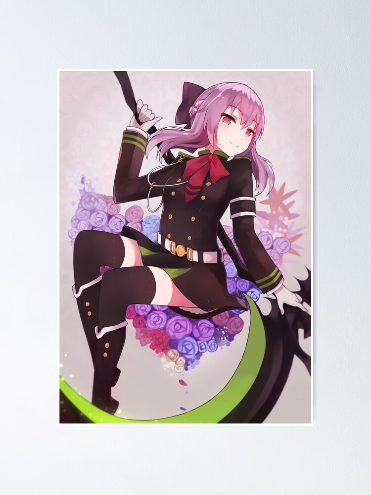 "Hiiragi Shinoa Seraph of the end Artwork For Otaku" Poster for Sale by ...