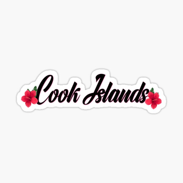 "Cook Islands" Sticker for Sale by PolyMicroMela | Redbubble