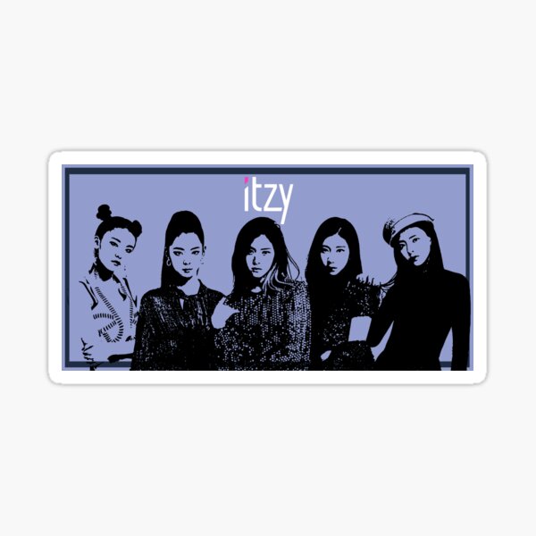 "itzy pop" Sticker for Sale by nozevision | Redbubble