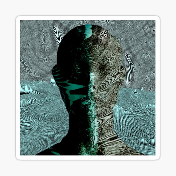 "Digital Self" Sticker for Sale by Appolloni | Redbubble