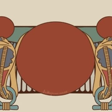 "Ancient Egyptian Winged Sun Disk" Poster for Sale by Aakheperure ...