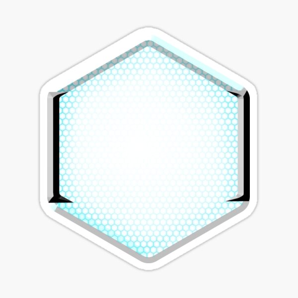 "Sci-fi hexagon hub" Sticker for Sale by shoriarts | Redbubble