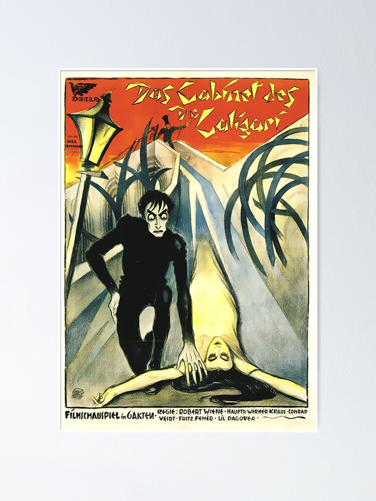 "The Cabinet of Dr Caligari 1920 - Retro Movie" Poster for Sale by ...