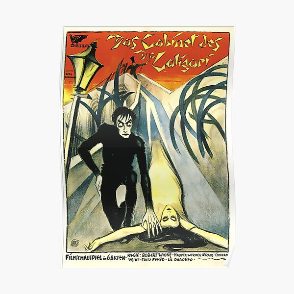 "The Cabinet of Dr Caligari 1920 - Retro Movie" Poster for Sale by ...