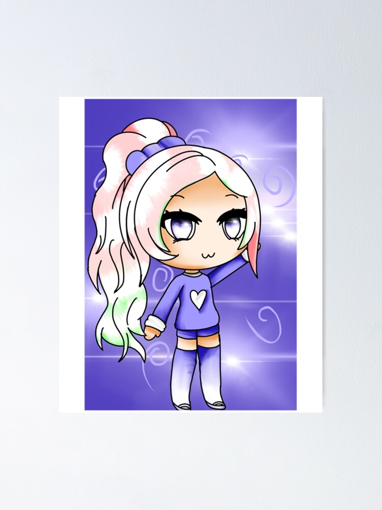 "Pretty girl in Gacha Life " Poster for Sale by TonyCaley45 | Redbubble