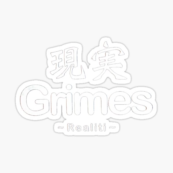 "GRIMES 現実- Limited Edition | Perfect Gift" Sticker for Sale by ...