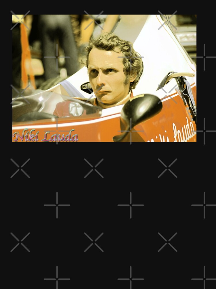 "Niki Lauda Grand Race" T-shirt for Sale by Meiyama | Redbubble | niki ...