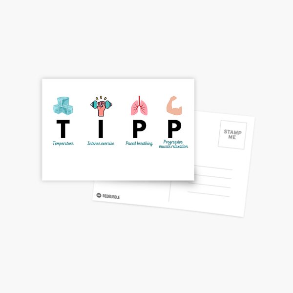 "TIPP skill (dialectical behaviour therapy)" Postcard for Sale by ...