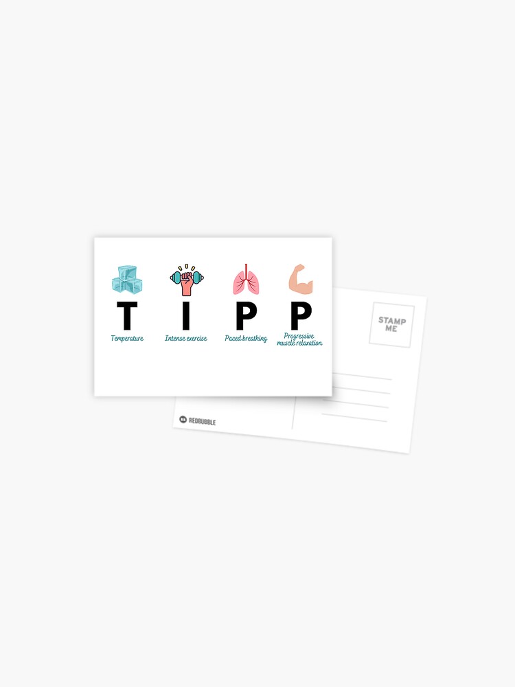 "TIPP skill (dialectical behaviour therapy)" Postcard for Sale by ...