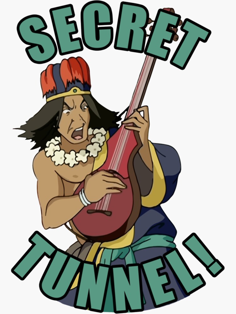 "SECRET TUNNEL!!, Avatar the Last Airbender . " Sticker for Sale by ...