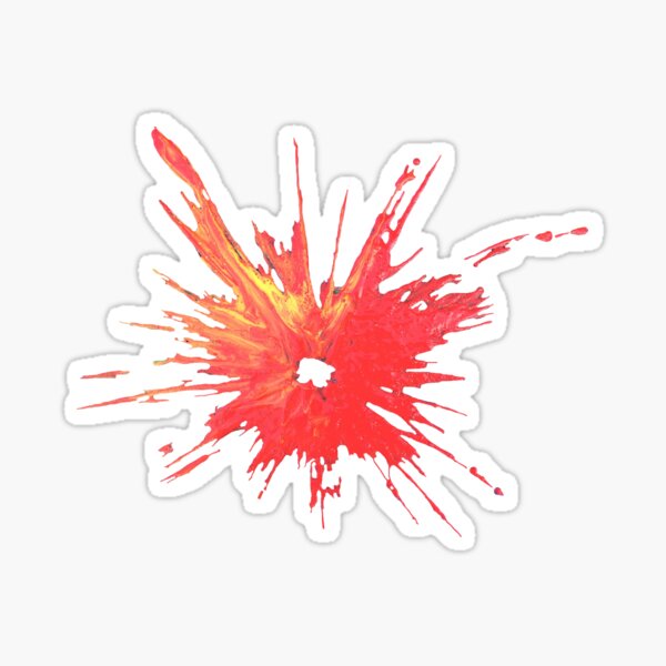 "MEart Splot (large)" Sticker for Sale by Murray-Edwards | Redbubble