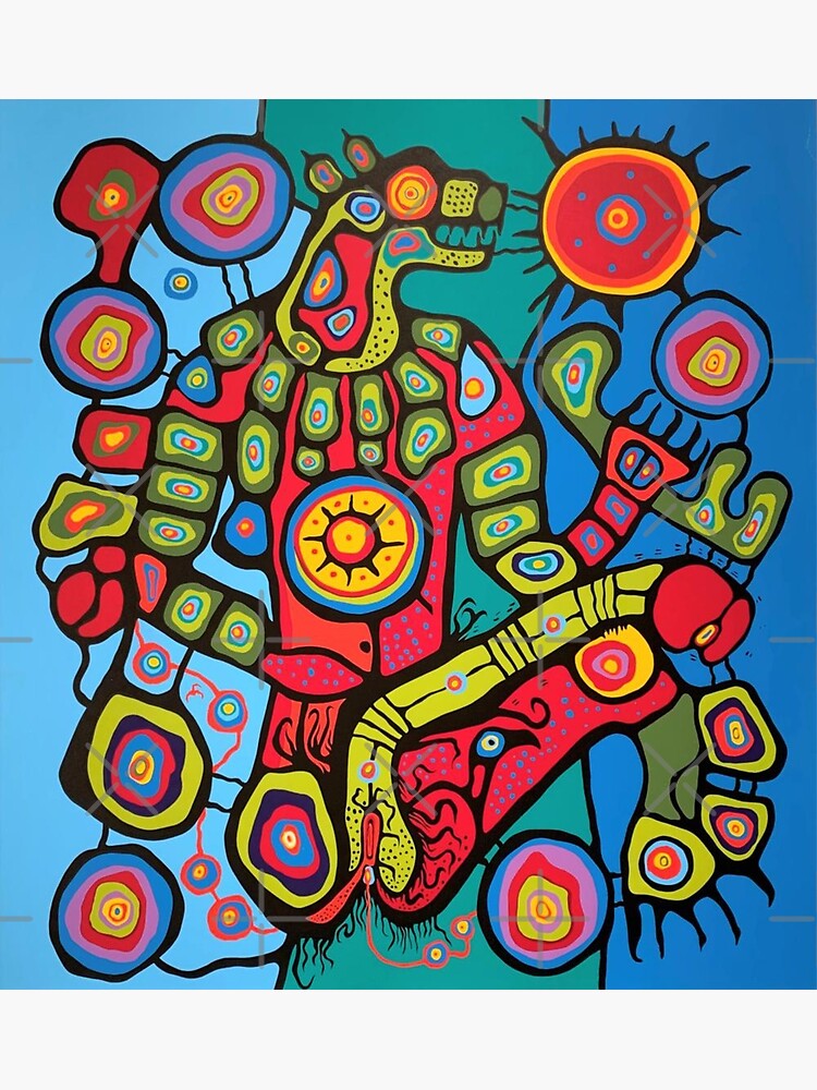 "Norval Morrisseau 1932 2007" Poster for Sale by joeybunyard | Redbubble