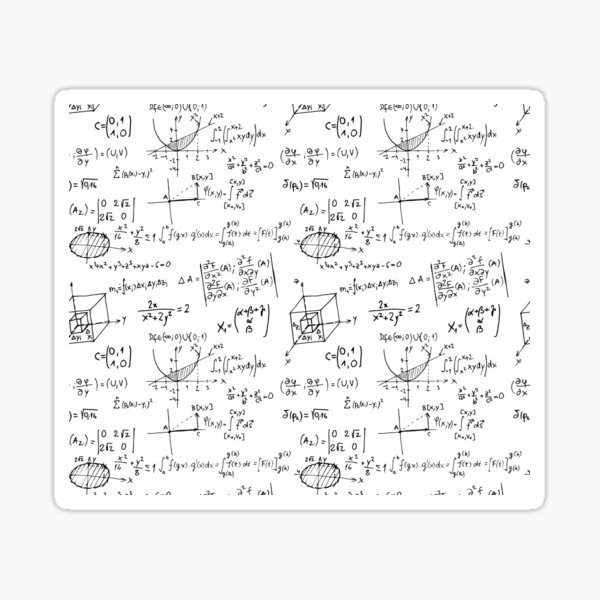 "Math Quantum Physics Formula" Sticker for Sale by Gymmer-Life | Redbubble