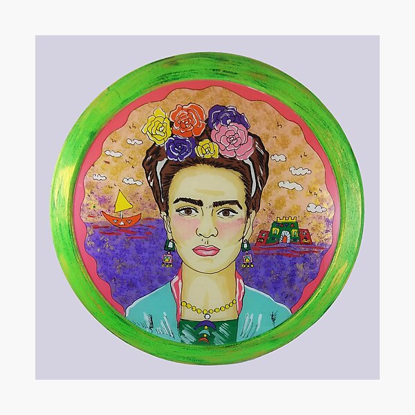 Lámina fotográfica «Frida Kahlo- artista- arte clásico- pintora famosa- obra de arte famosa ...