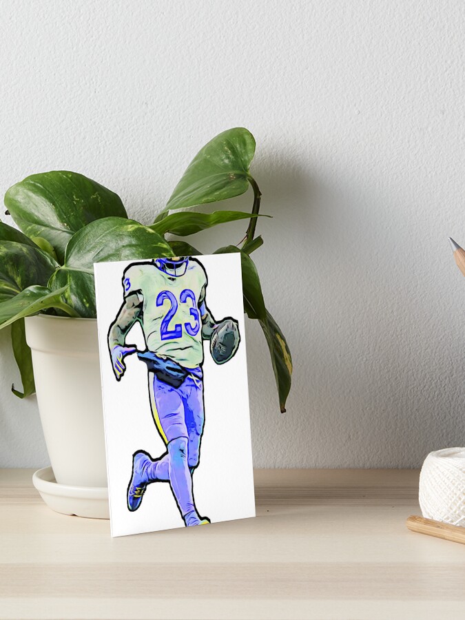 "Kyren Williams Rams football running back " Art Board Print for Sale ...