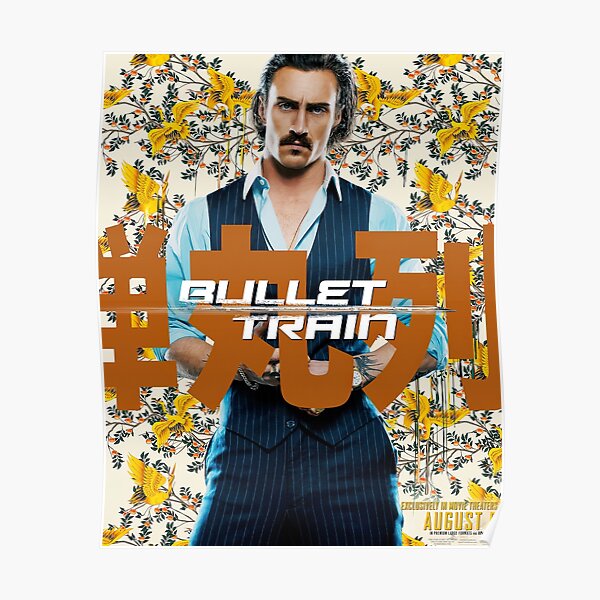 "Bullet Train Tangerine" Poster for Sale by lamardurgan351 | Redbubble