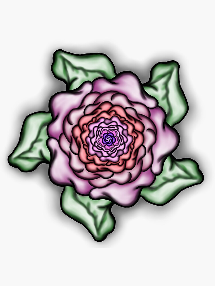 "flowre" Sticker for Sale by marlopainter | Redbubble