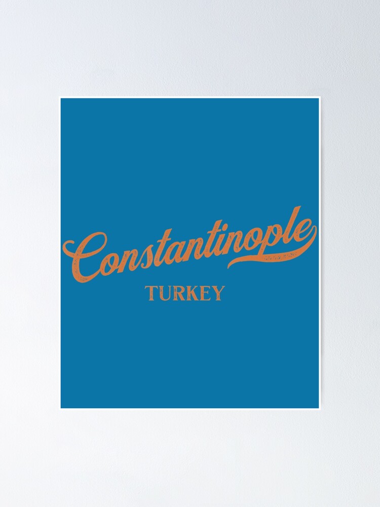 "Retro Turkey City Vintage Constantinople" Poster for Sale by LaoiVizz ...