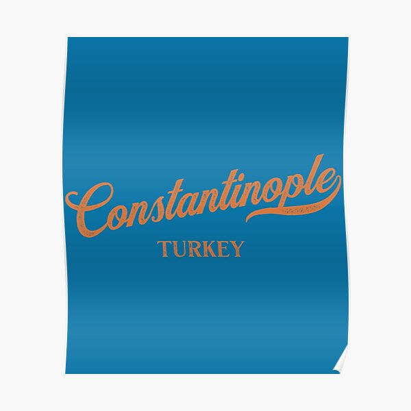 "Retro Turkey City Vintage Constantinople" Poster for Sale by LaoiVizz ...