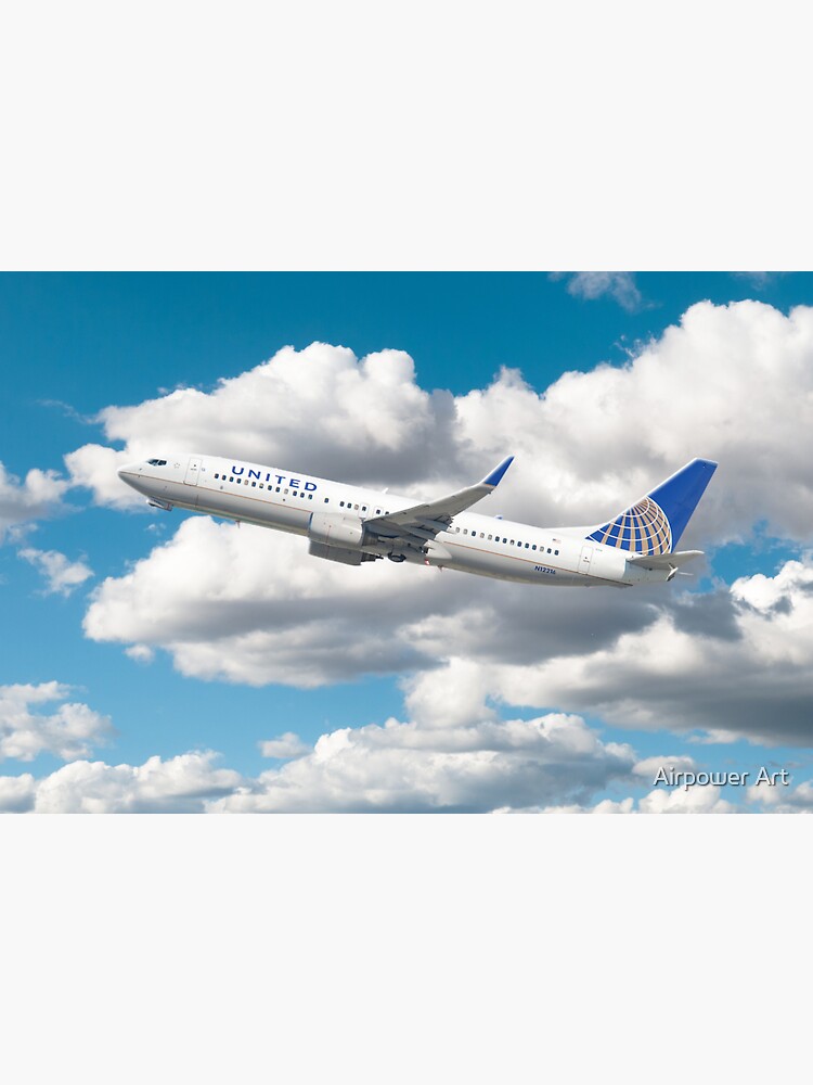 "United Airlines Boeing 737" Sticker for Sale by aviationart | Redbubble