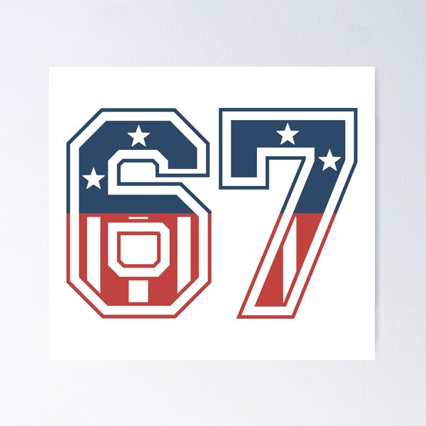 "Number 67 USA" Poster for Sale by PaulSDesign | Redbubble