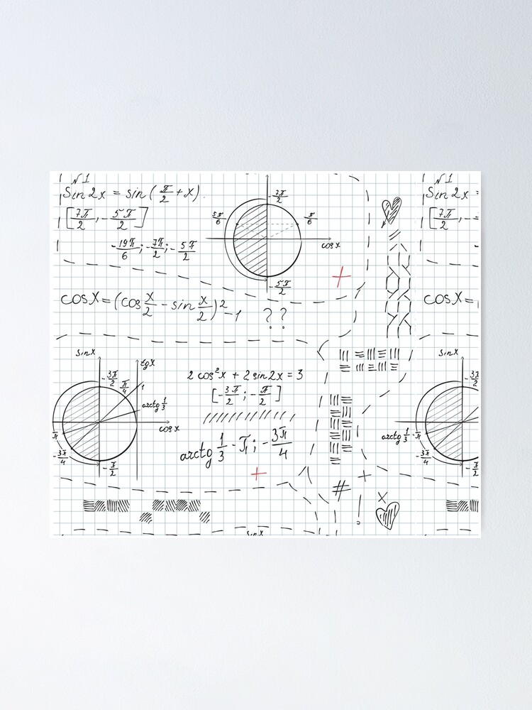 "Math Quantum Physics Formula" Poster for Sale by Gymmer-Life | Redbubble
