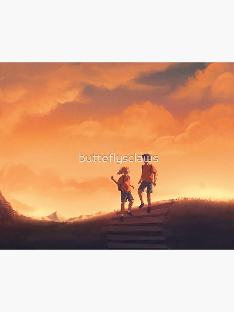 "Percy and Annabeth " Poster for Sale by butteflysclaws | Redbubble