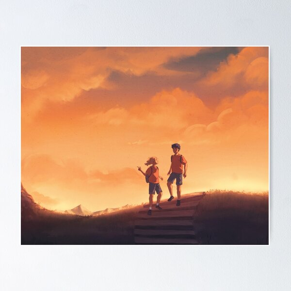 "Percy and Annabeth " Poster for Sale by butteflysclaws | Redbubble