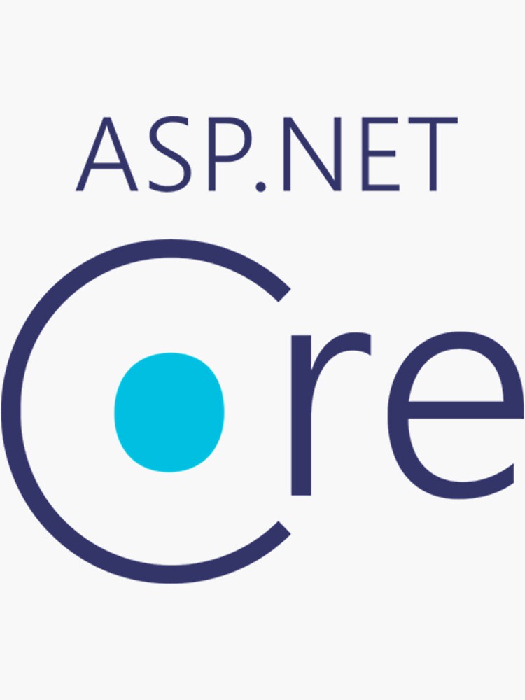 "ASP.NET Core logo" Sticker for Sale by Bernardi570481 | Redbubble