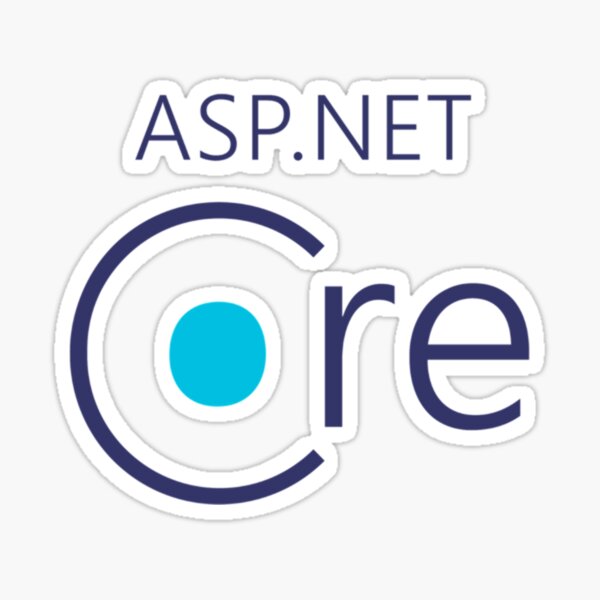 "ASP.NET Core logo" Sticker for Sale by Bernardi570481 | Redbubble