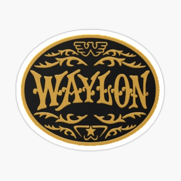 "Waylon sign" Sticker for Sale by ClarenceCenter | Redbubble