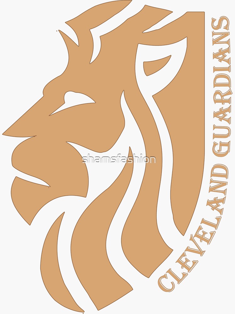"Cleveland guardians" Sticker for Sale by shamsfashion | Redbubble