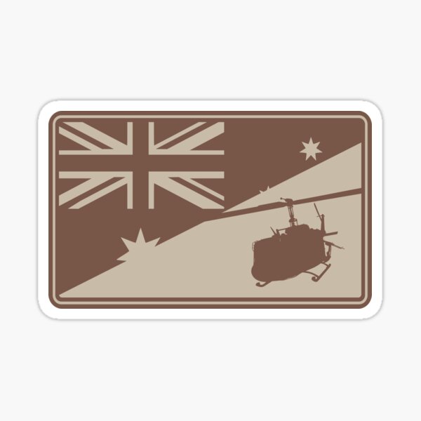 "RAAF UH-1 Iroquois" Sticker for Sale by StrongVlad | Redbubble